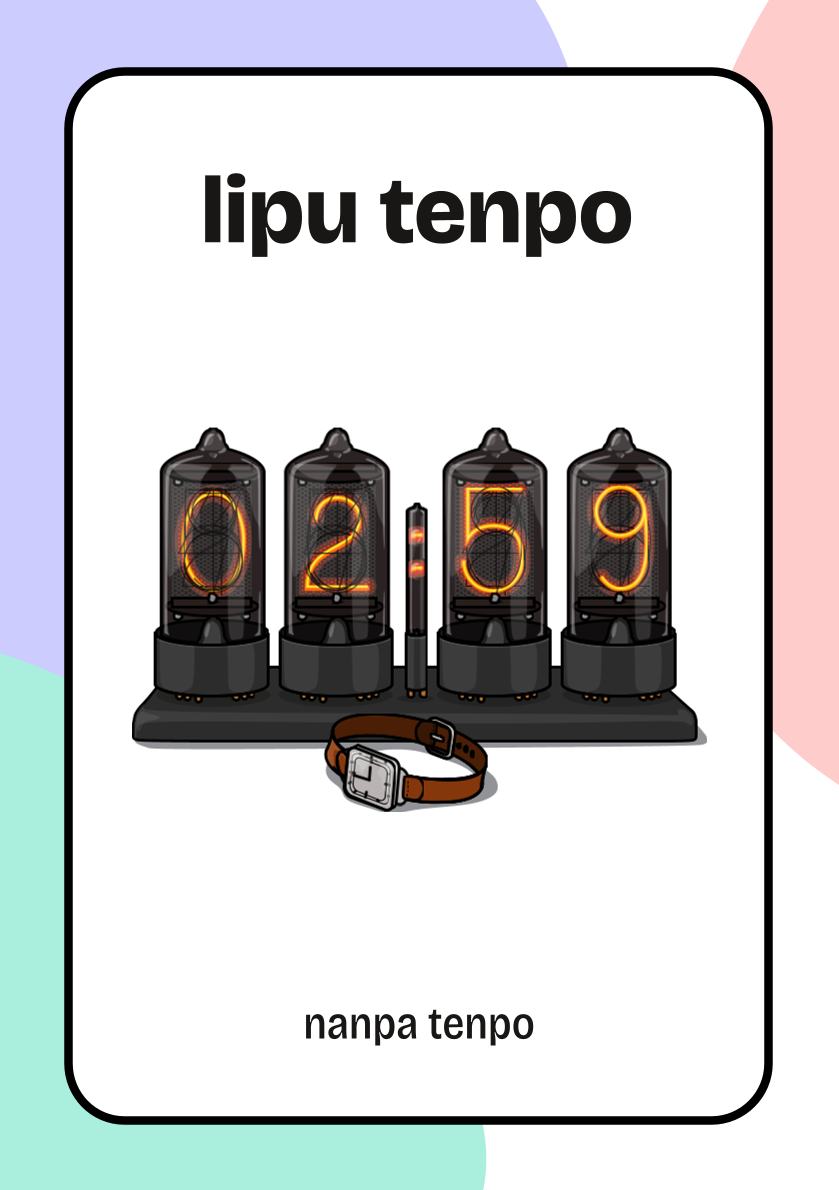 lipu tenpo - nanpa tenpo
