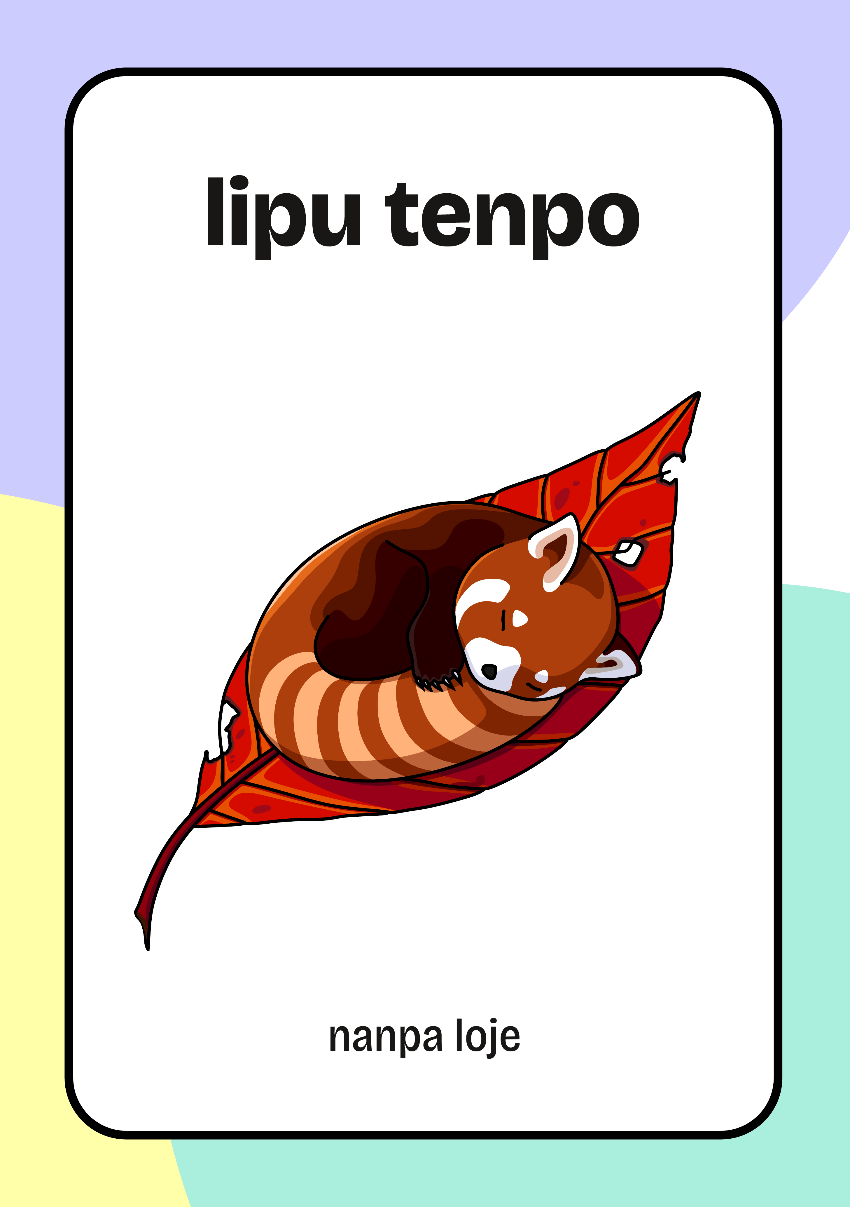 lipu tenpo - nanpa loje